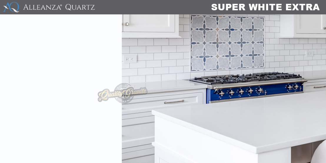 Super White Extra Quartz Countertops